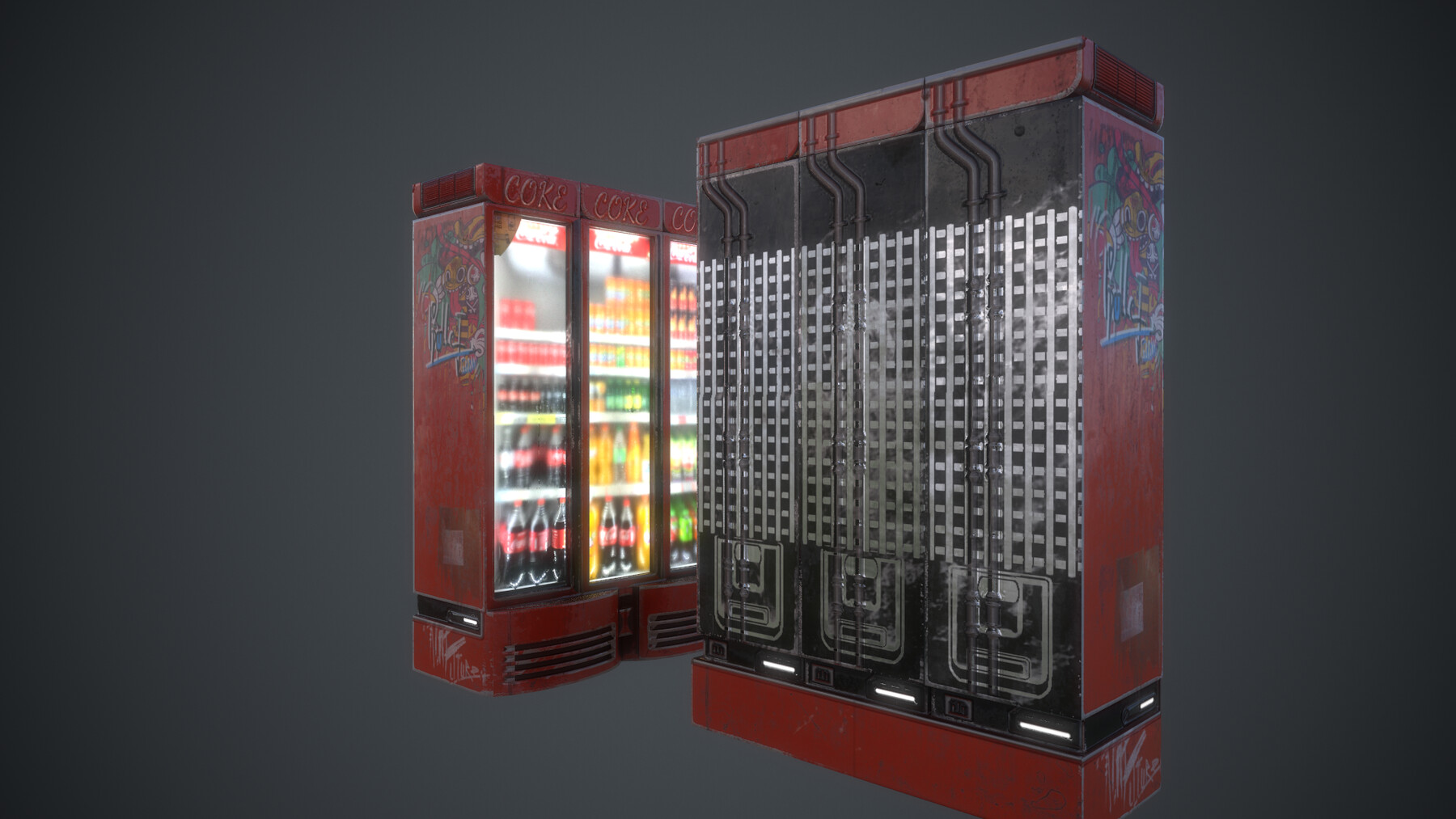 ArtStation - Cola Vending Machine | Game Assets