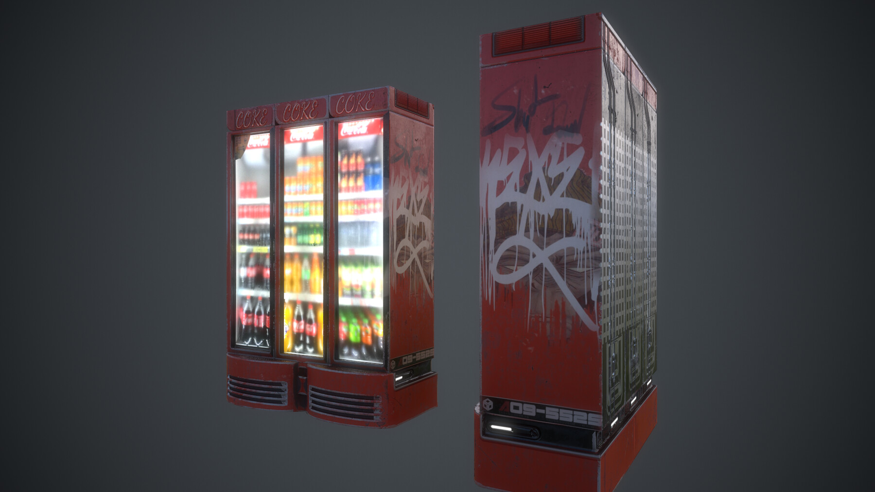 ArtStation - Cola Vending Machine | Game Assets