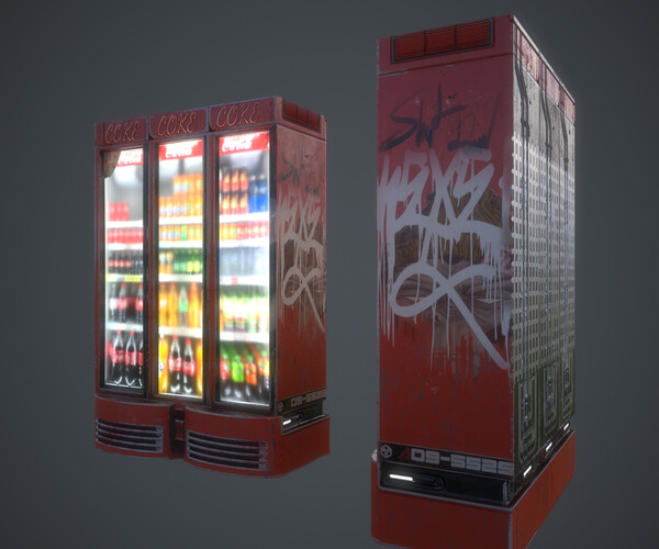 ArtStation - Cola Vending Machine | Game Assets