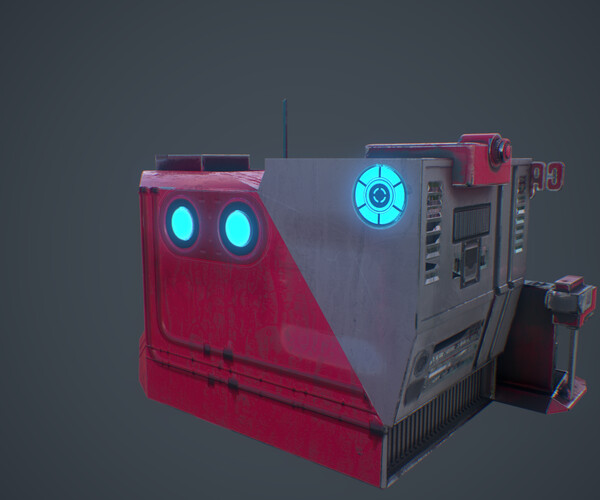 ArtStation - Sci-fi Call Center | Game Assets