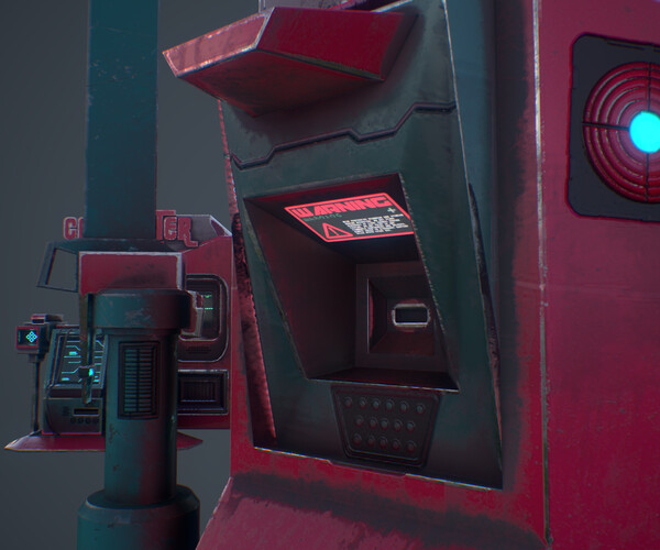 ArtStation - Sci-fi Call Center | Game Assets