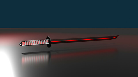 ArtStation - Demon Katana | Game Assets