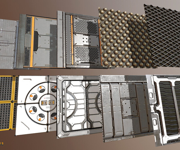 ArtStation - Yughues Metal Materials Redux | Game Assets