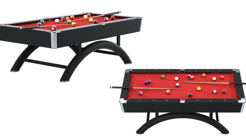 ArtStation - Pool Table 01 | Game Assets