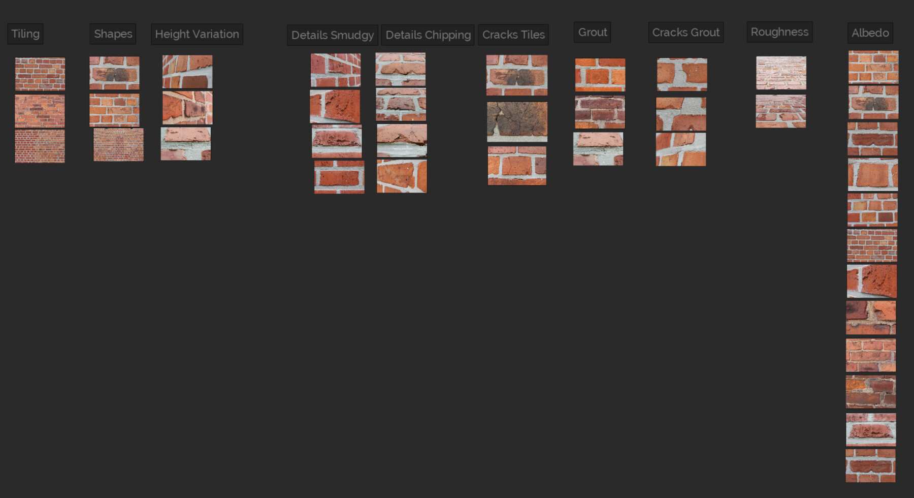 ArtStation - Bricks Bricks Bricks - 4K Texture Reference Pack | Resources