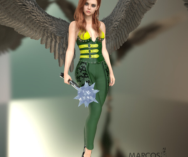 ArtStation - Shayera for Genesis 8 Female | Resources