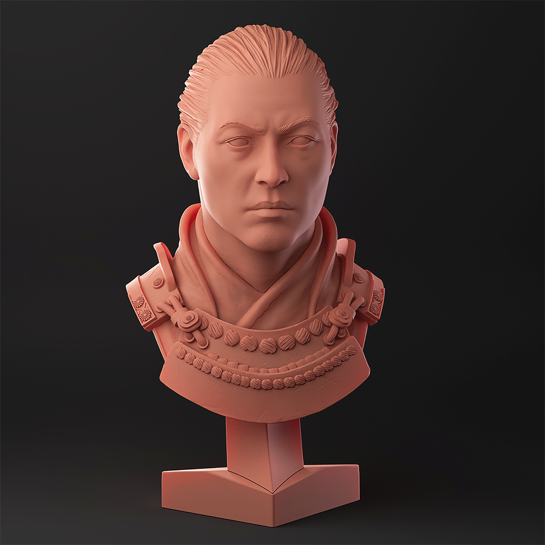 ArtStation - Samurai Bust | Resources