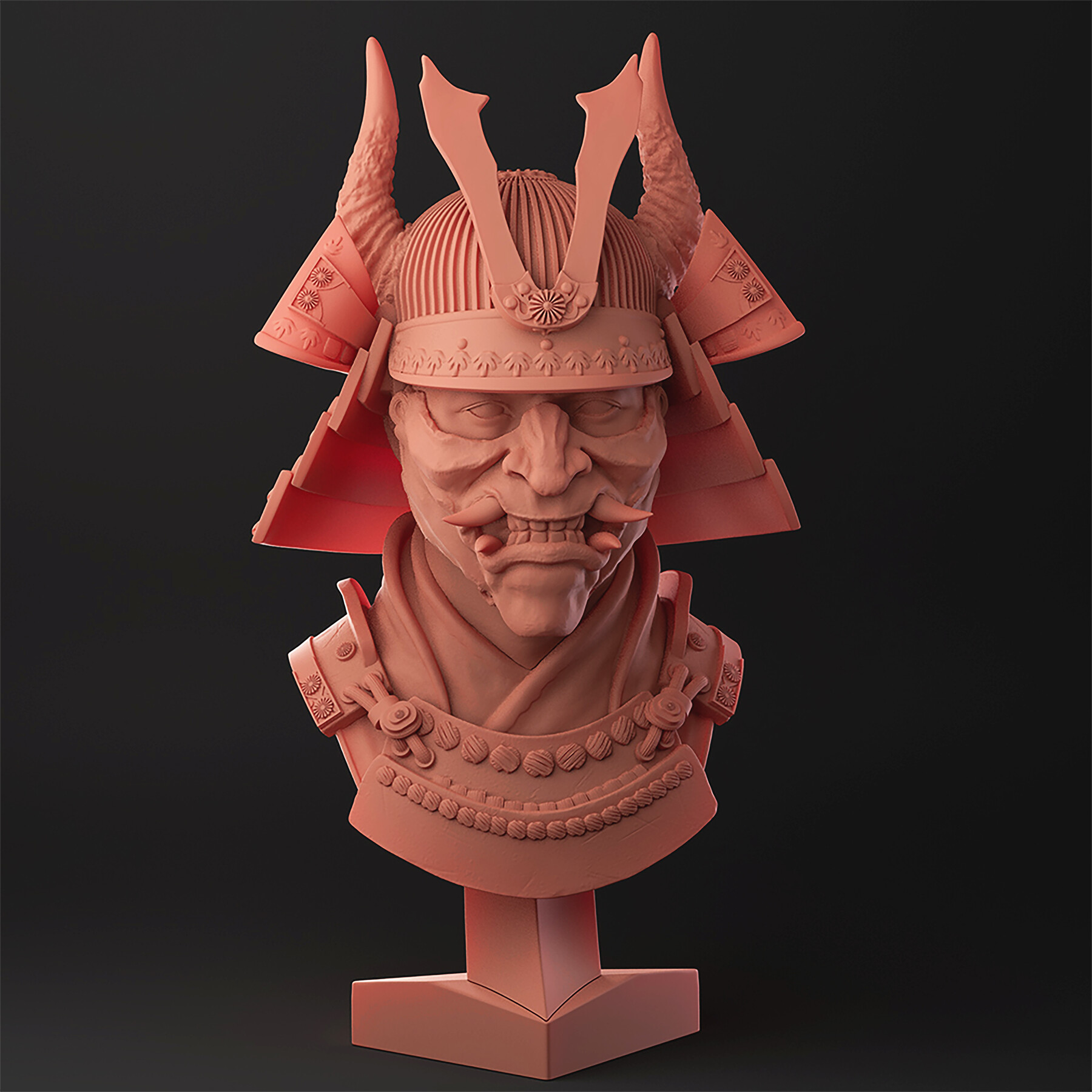 ArtStation - Samurai Bust | Resources