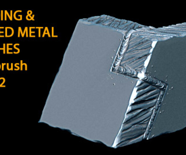 ArtStation - Cutted metal and Welding Brushes for Zbrush (2019+) Part 2 ...