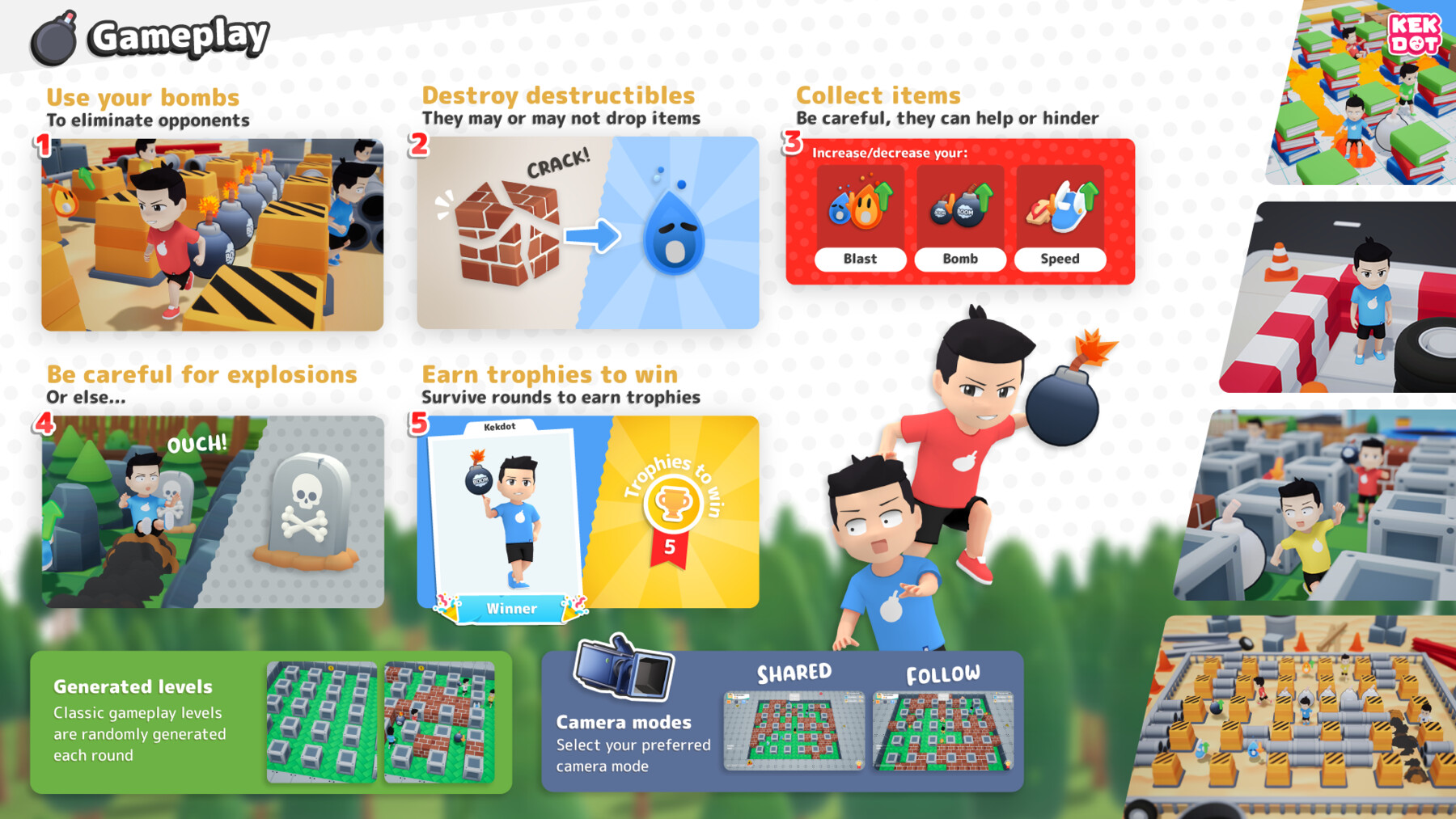 Artstation Bomberguys Unreal Engine 5 Full Multiplayer Game Template Game Assets