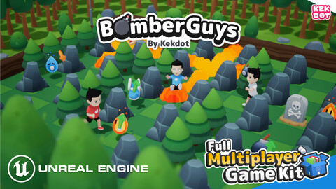 ArtStation - BomberGuys - Unreal Engine 5 full Multiplayer Game ...