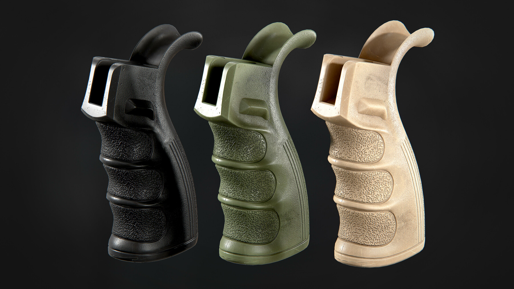 ArtStation - Trinity Force DMR Grip | Game Assets