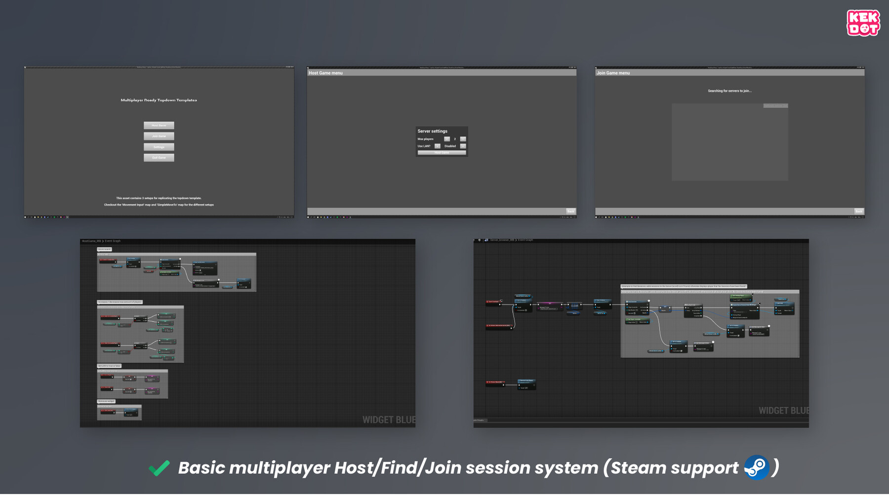 Artstation Multiplayer Ready Topdown Templates Unreal Engine Game Assets