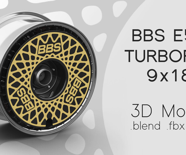 ArtStation - BBS E57 Turbofan Rim/Wheel 3D Model | Resources