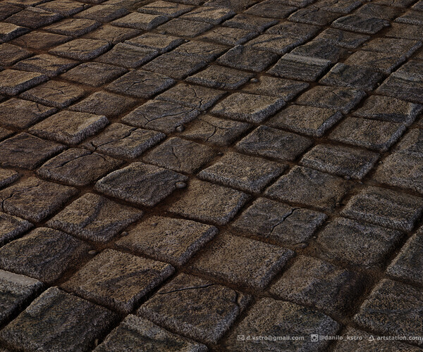 ArtStation - Stone floor - Procedural texture | Game Assets