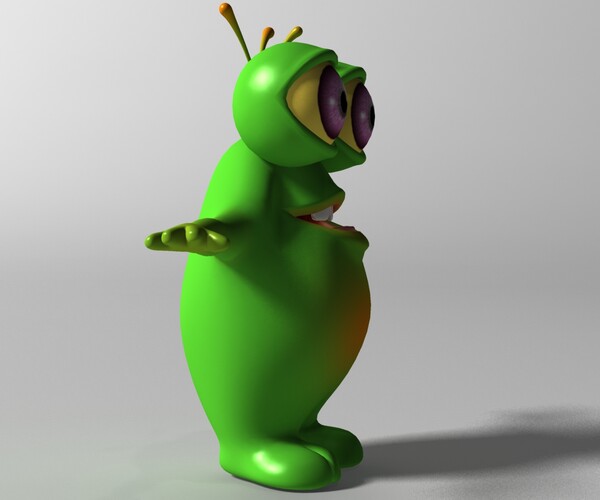 ArtStation - Cartoon Green Monster | Resources