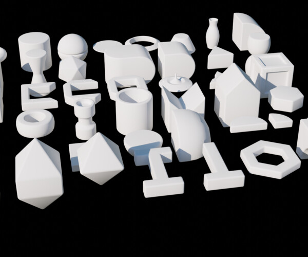 ArtStation - Simple 3d models asset pack | Resources