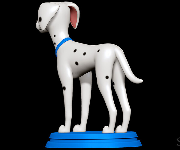 ArtStation - Perdita - 101 Dalmatians 3D print model | Resources