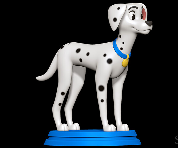 ArtStation - Perdita - 101 Dalmatians 3D print model | Resources