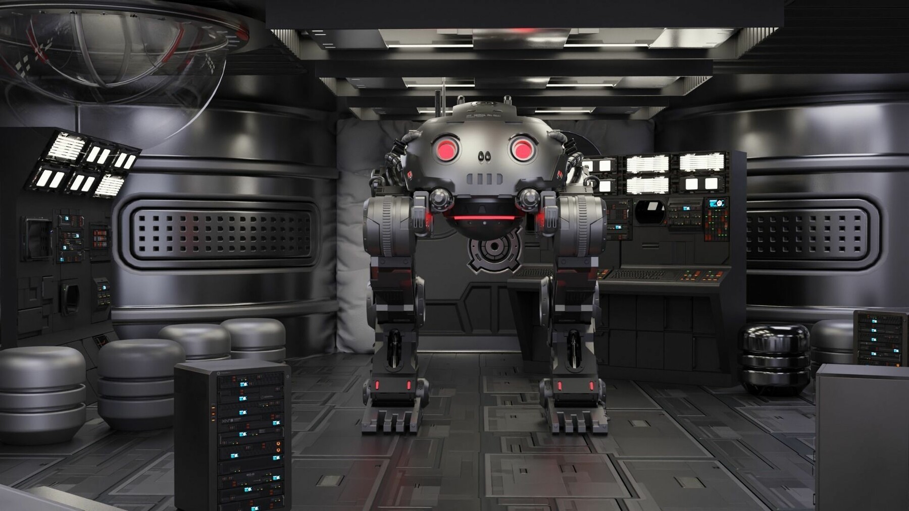 Artstation Game Ready Robot 3d Model Game Assets