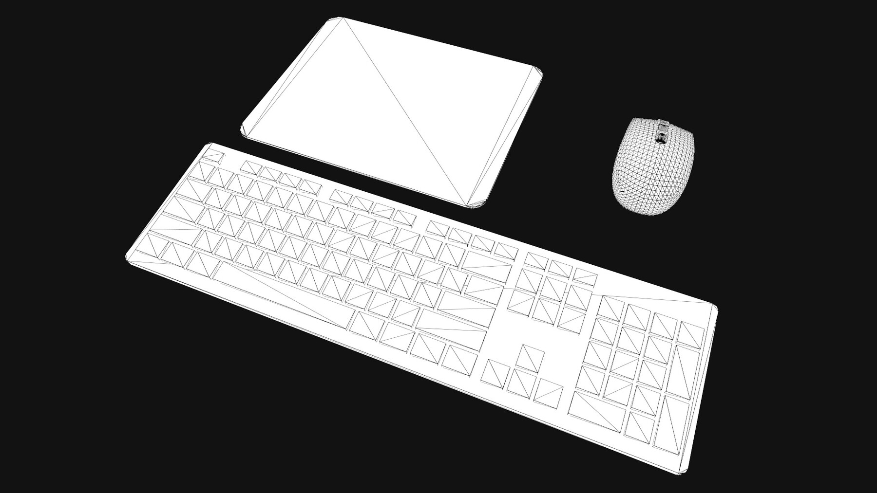 ArtStation - Computer Mouse and Keyboard | Game Assets