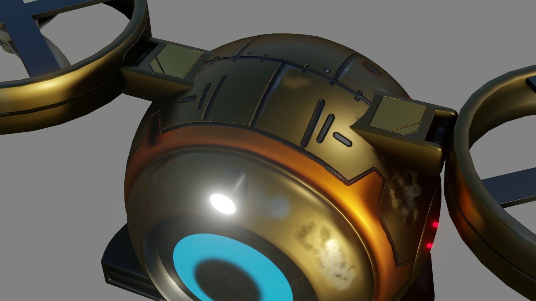 ArtStation - Sci-Fi Drone - Low Poly - Game Ready - PBR | Game Assets