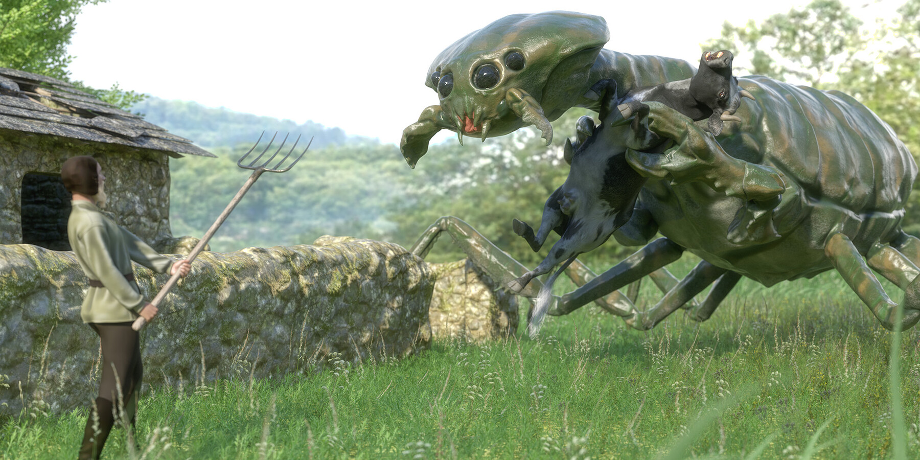 ArtStation - Skithid Insectoid Creature | Game Assets