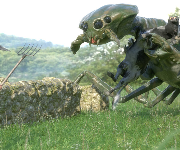 ArtStation - Skithid Insectoid Creature | Game Assets