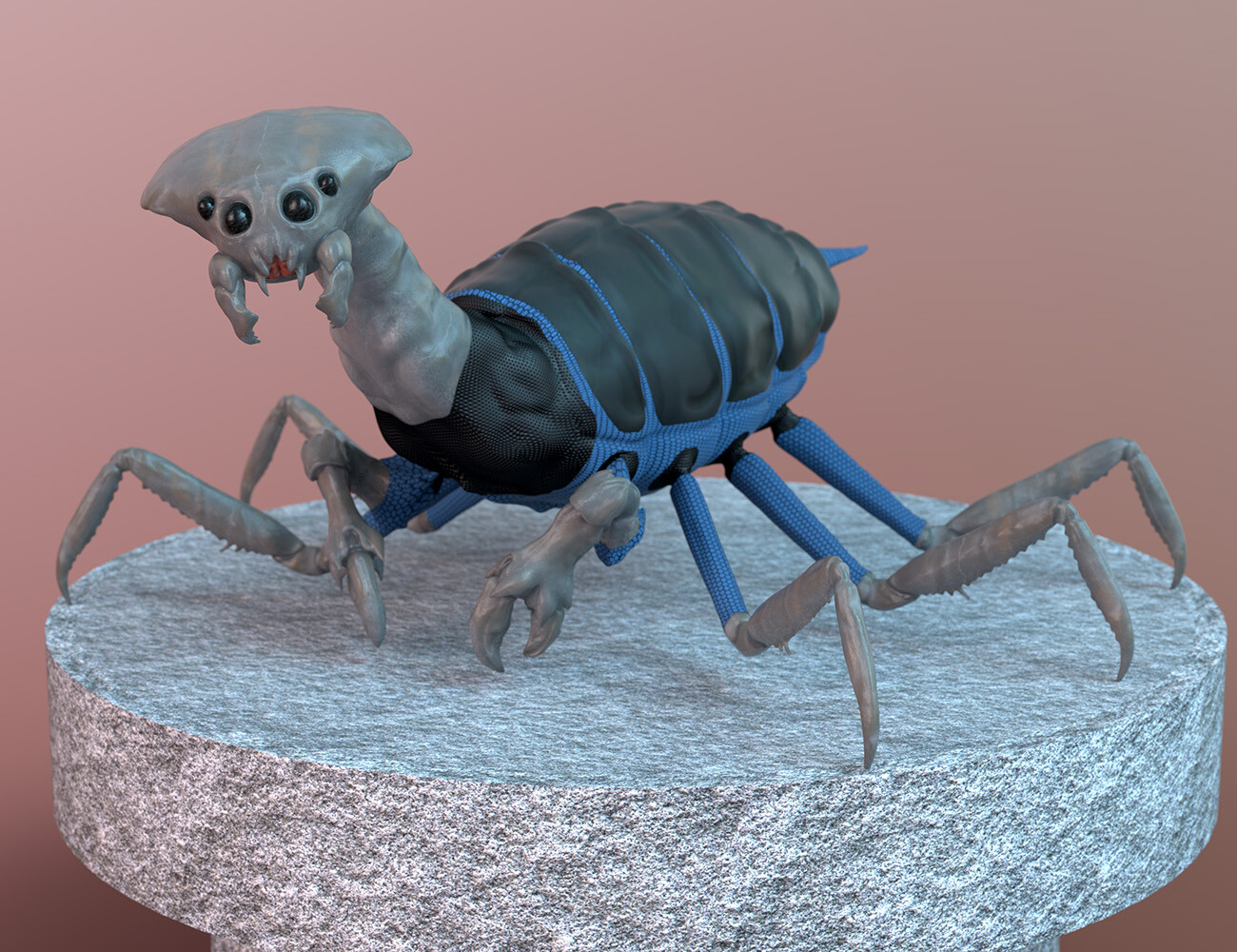 ArtStation - Skithid Insectoid Creature | Game Assets