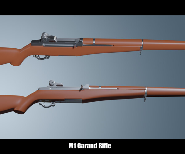 ArtStation - M1 RIFLE High Poly Prop | Resources