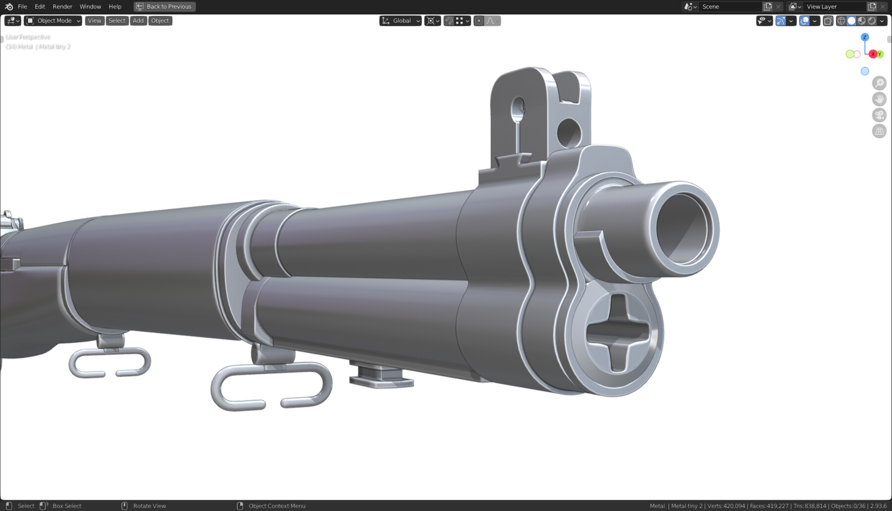 ArtStation - M1 RIFLE High Poly Prop | Resources