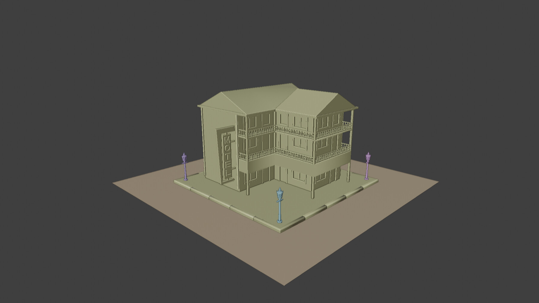 ArtStation - Motel | Game Assets