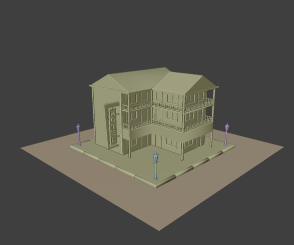 ArtStation - Motel | Game Assets