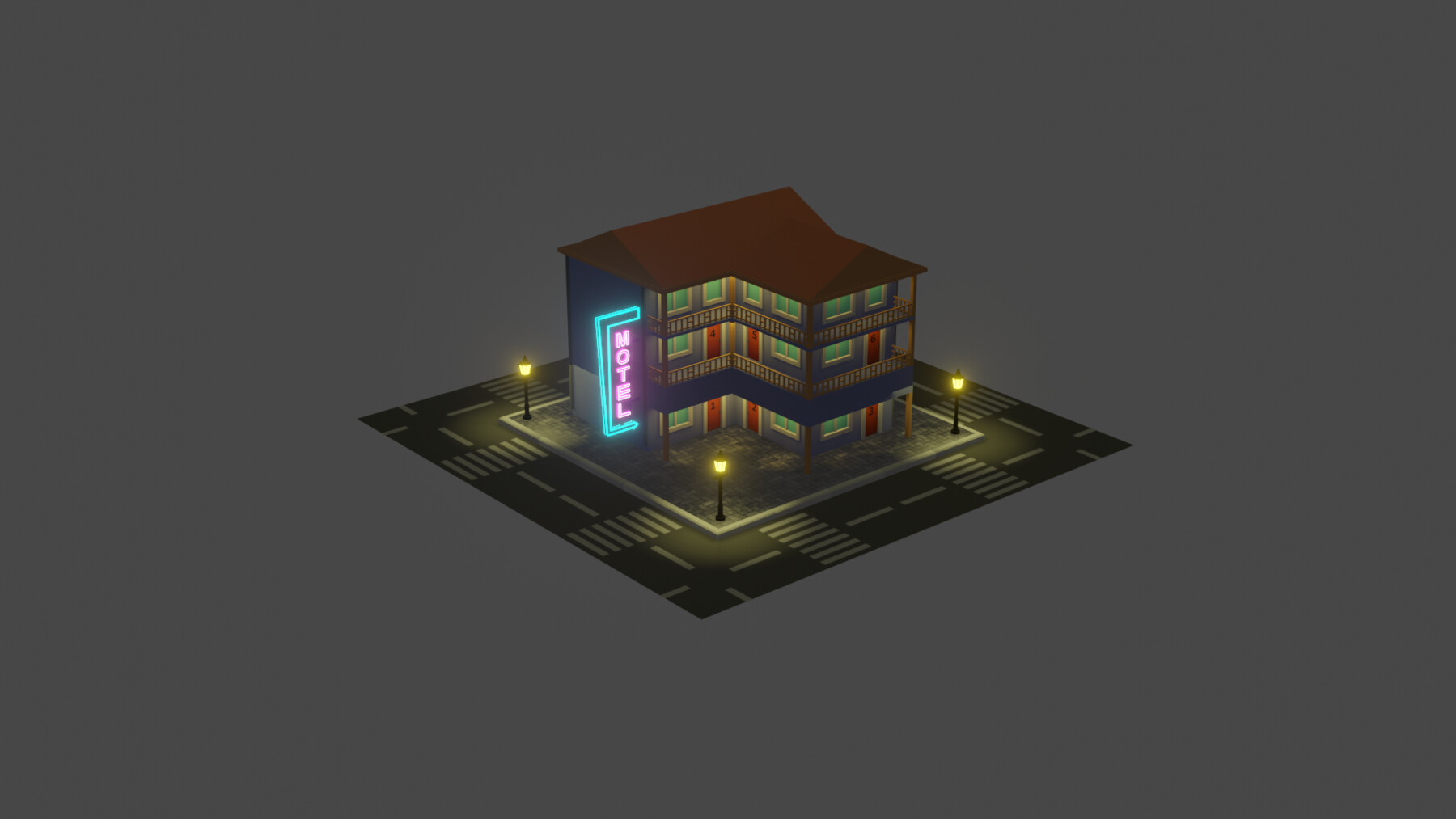 ArtStation - Motel | Game Assets