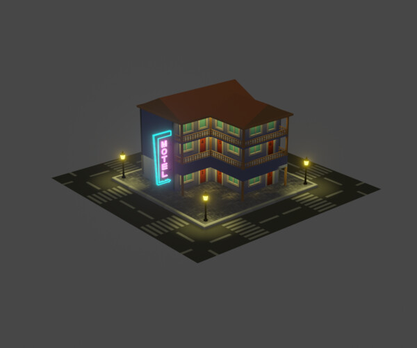 ArtStation - Motel | Game Assets