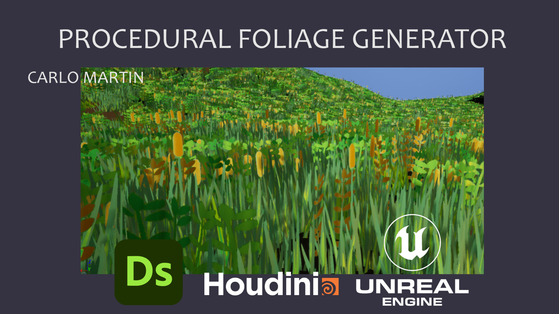 ArtStation - Procedural Foliage Generator | Tutorials