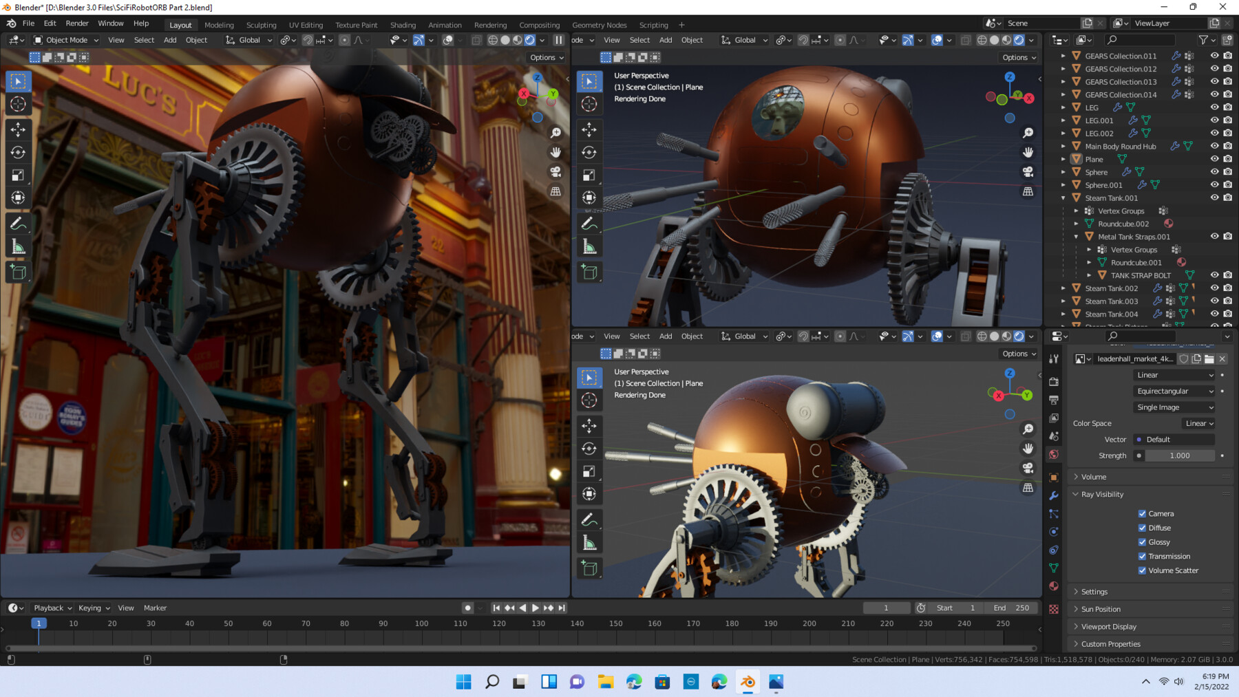 ArtStation - Sci-Fi Steampunk Mech | Resources