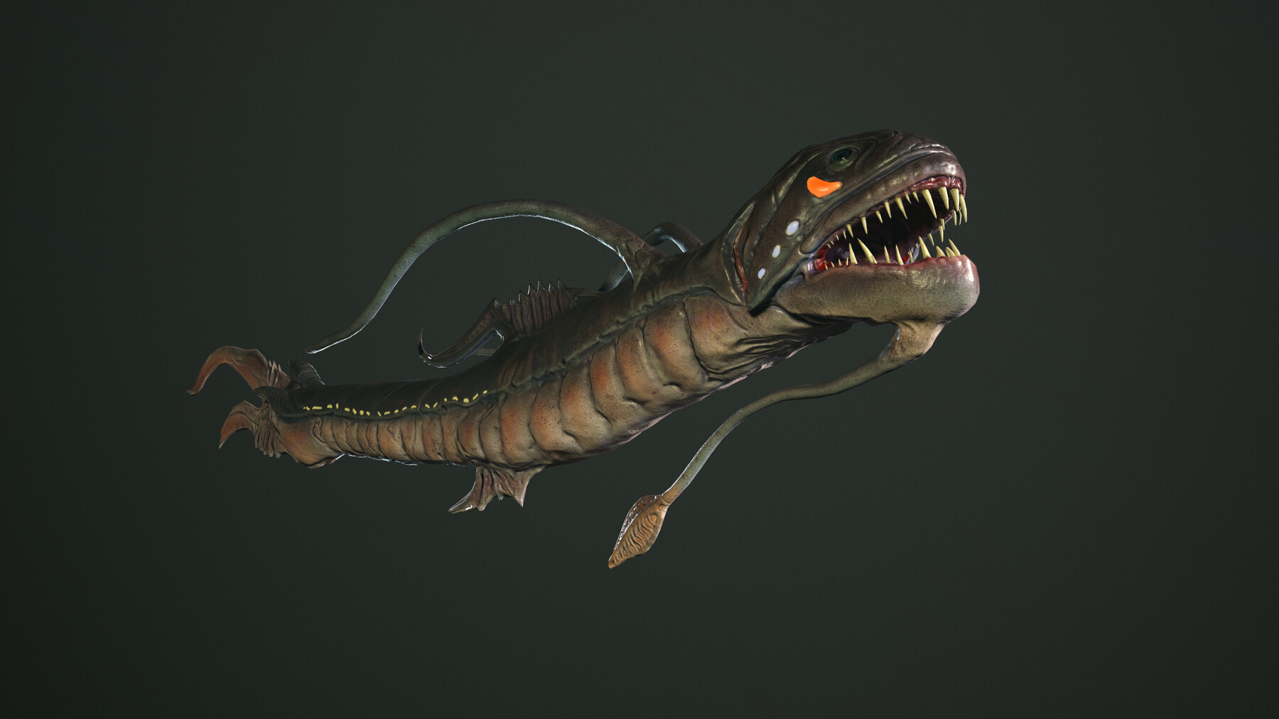 ArtStation - Fish Monster - Dragon Fish | Game Assets