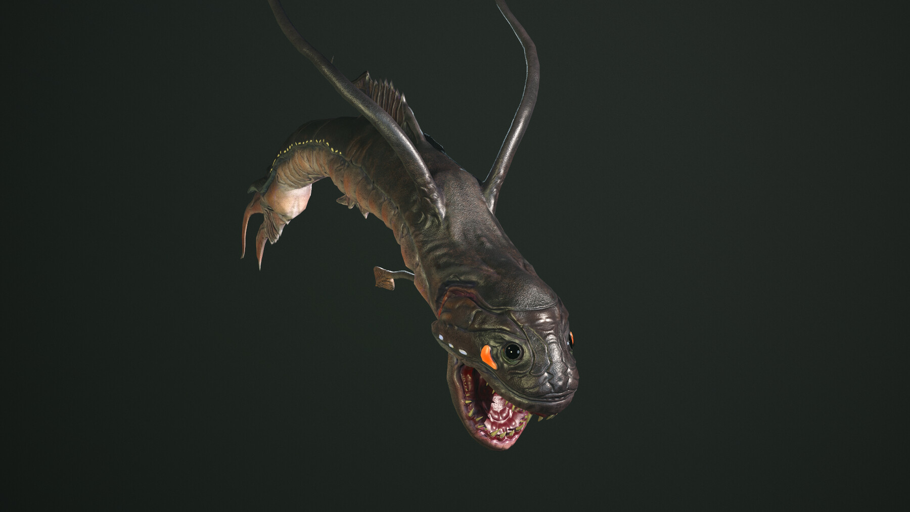 ArtStation - Fish Monster - Dragon Fish | Game Assets