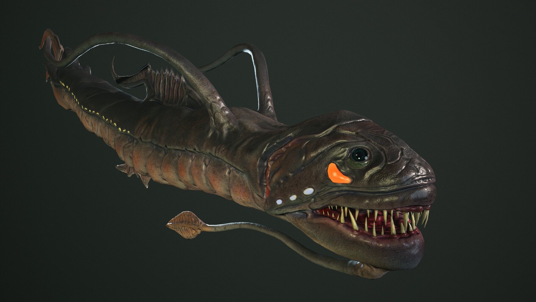 ArtStation - Fish Monster - Dragon Fish | Game Assets