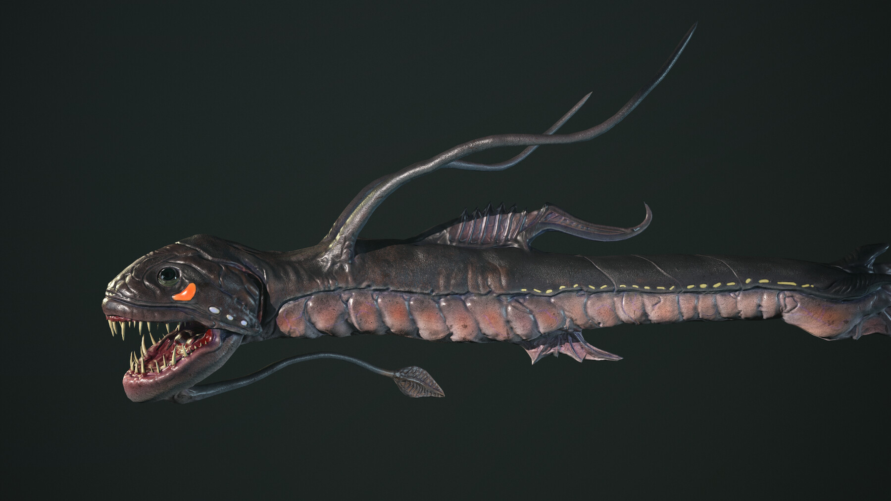 ArtStation - Fish Monster - Dragon Fish | Game Assets