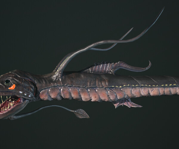 ArtStation - Fish Monster - Dragon Fish | Game Assets