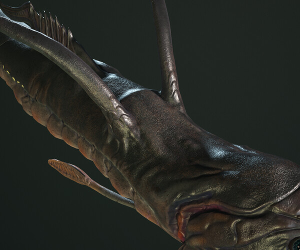 ArtStation - Fish Monster - Dragon Fish | Game Assets