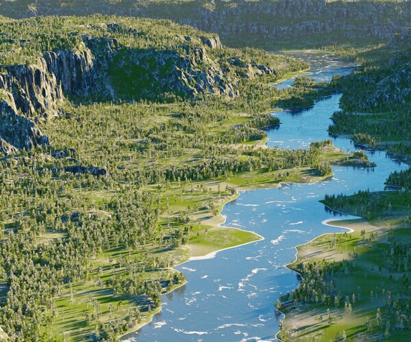 ArtStation - Big river | Game Assets