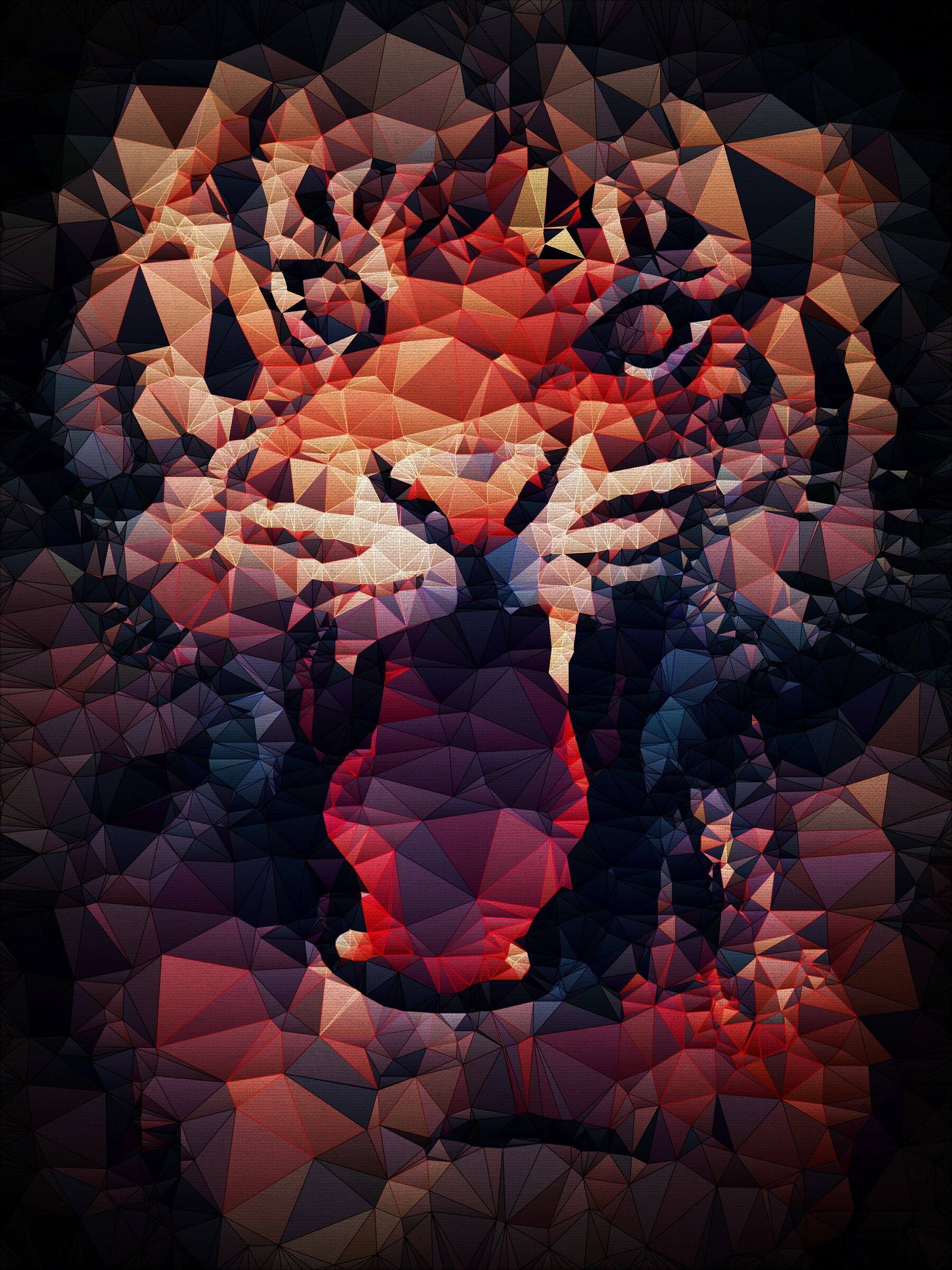 ArtStation - Tiger Low Poly Art | Artworks