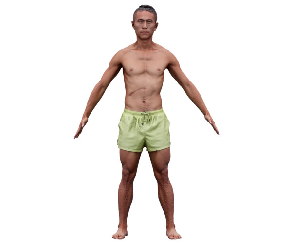 ArtStation - A Pose Base 3D Body Scan | Akagawa Keisuke | Resources
