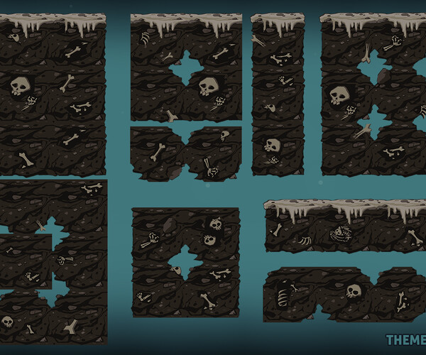 ArtStation - Dark Themed 2D pack | Game Assets