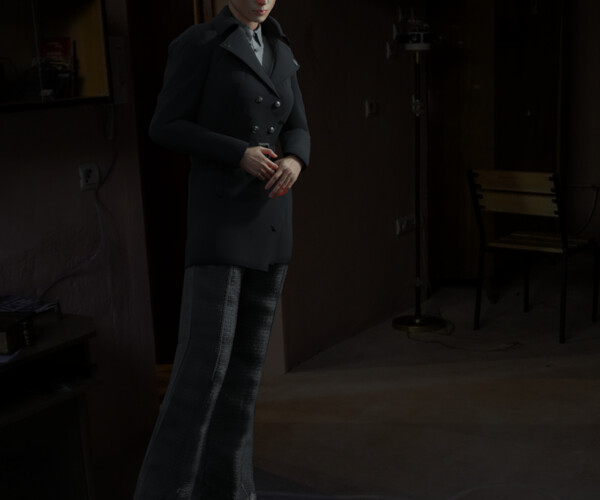 ArtStation - Detective Female 3d | Game Assets