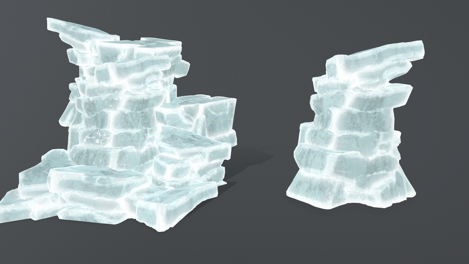 ArtStation - ice set | Game Assets