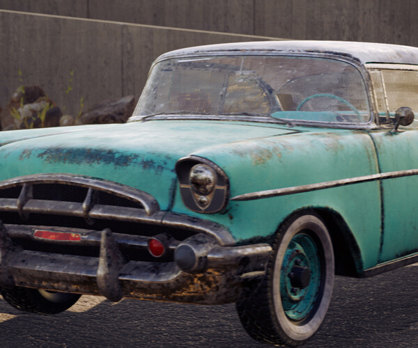 ArtStation - Vintage Car vol 1 for Unreal Engine | Game Assets